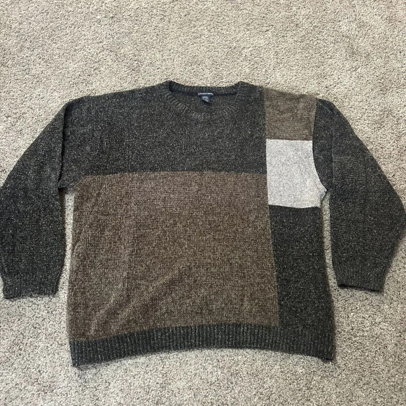 Knightsbridge | Sweaters | Vtg Knightsbridge Mens Sweater Large Brown ...
